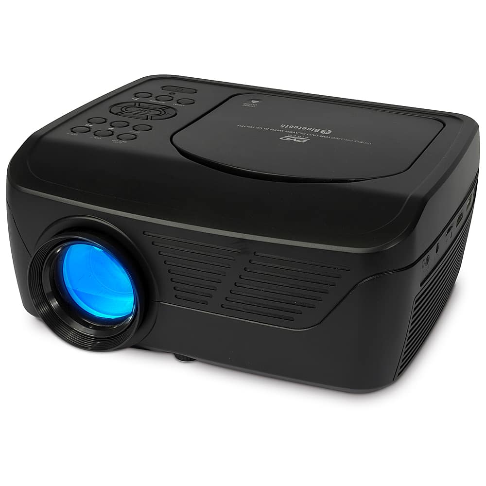 GPX - Mini Projector with Bluetooth & DVD Player - Black – Homenestly ...